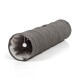 Canadian Cat Company Katzentunnel XXL mit Kuschelfell grau
