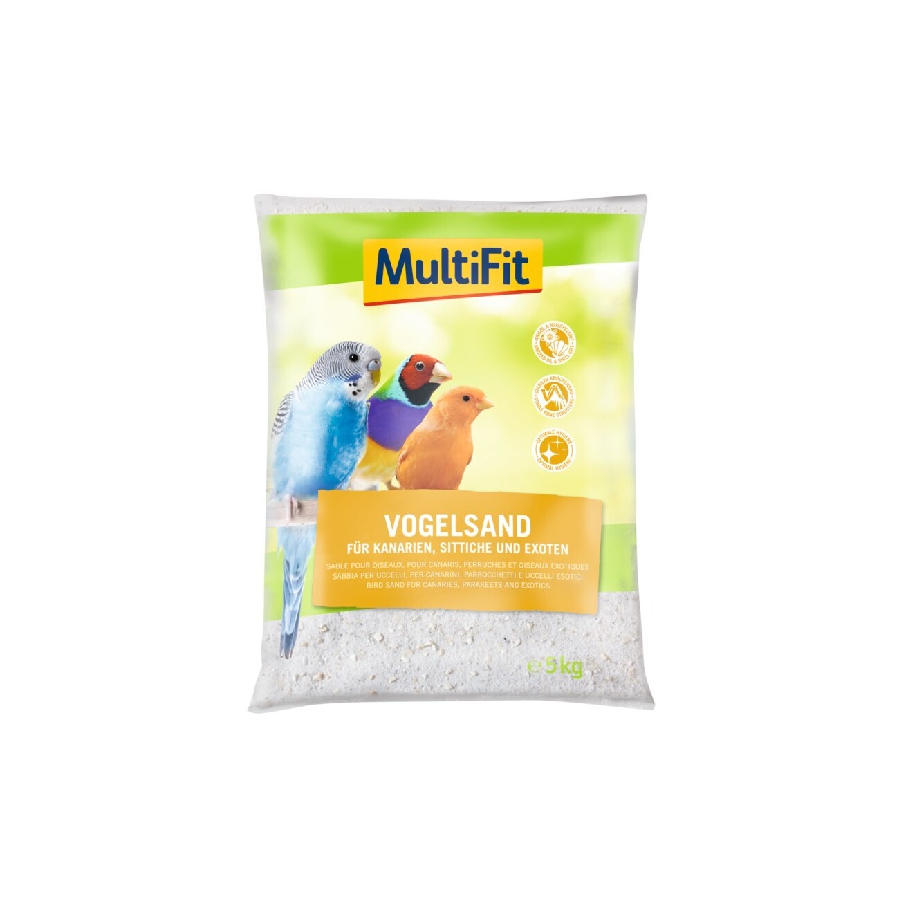 MultiFit Sable Pour Oiseaux 5 Kg MAXI ZOO MultiFit Sable Pour Oiseaux 5 Kg MAXI ZOO