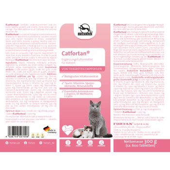 Fortan Catfortan Multivitamintabletten 300 g | FRESSNAPF