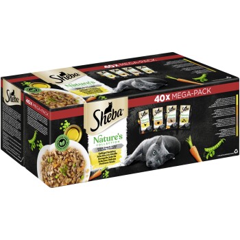 Sheba Mega-Pack Nature’s Collection en gelée Volaille Variation 40 x 85 ...