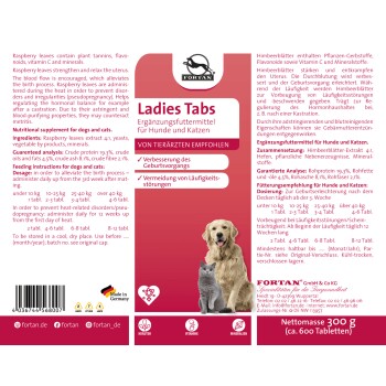 Fortan Ladies Tabs mit Himbeerblätter-Extrakt 300 g | FRESSNAPF