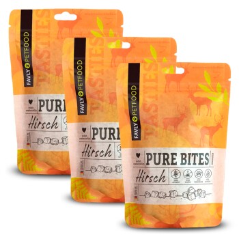 FAVLY Petfood PURE Bites Hirsch 360 g | FRESSNAPF