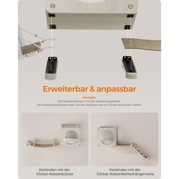 FEANDREA Clickat Katzenhöhle Kletterwand | FRESSNAPF