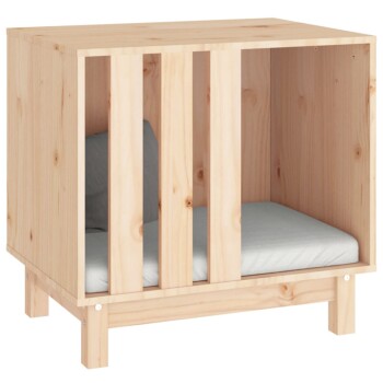VidaXL Design Hundehütte aus Kiefernholz 60 cm, 45 cm, 57 cm | FRESSNAPF