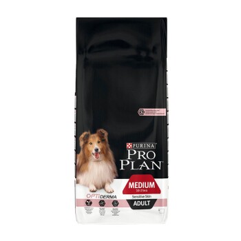 Pro Plan Optiderma Medium Adult Sensitive Skin 14 kg | MAXI ZOO